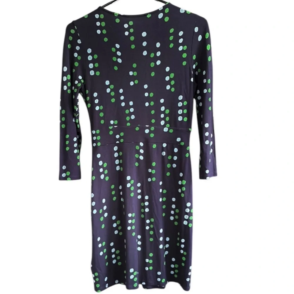 Boden | Dresses | Euc Boden Marion Jersey Blue Dot Dress Size 4 | Poshmark